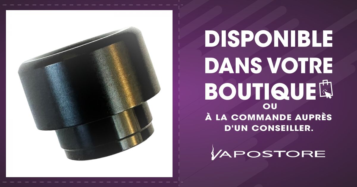 Drip Tip 810 Zeus Subohm Noir GeekVape - Vapostore