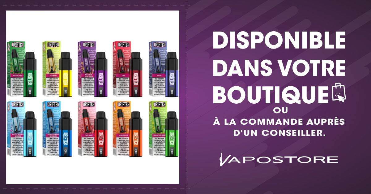 Kit Drifter Bar 6000 10+2ml 20mg Drifter - Vapostore